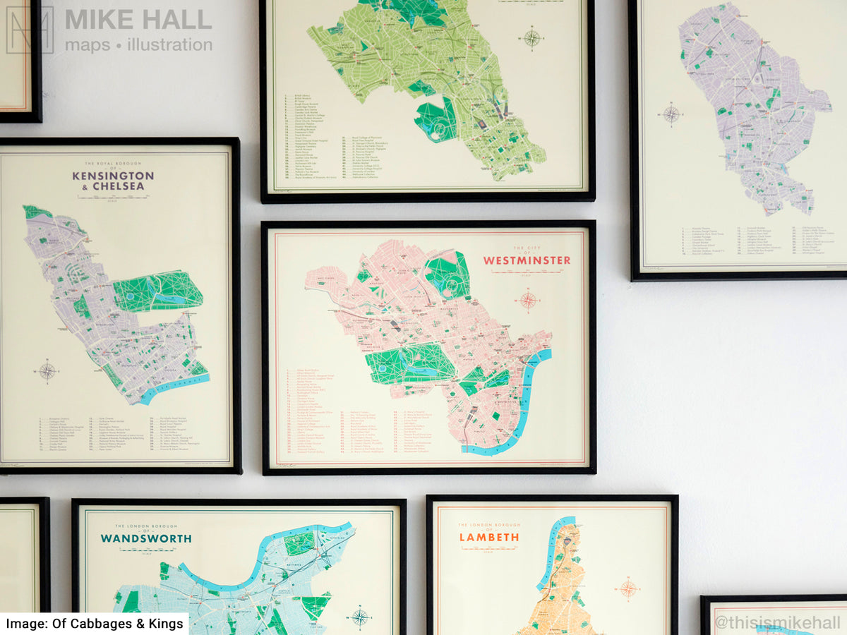 Retro London Boroughs: The Complete Collection – Mike Hall Maps ... Retro London Boroughs: The Complete Collection – Mike Hall Maps ...