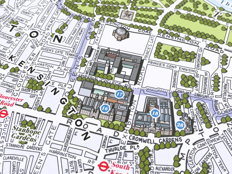 Illustrated London Maps – Mike Hall Maps & illustration