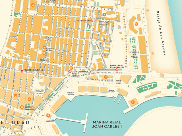 Districts of Valencia – Mike Hall Maps & illustration
