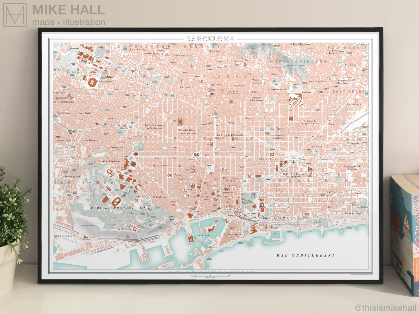Detailed City Maps – Mike Hall Maps & illustration