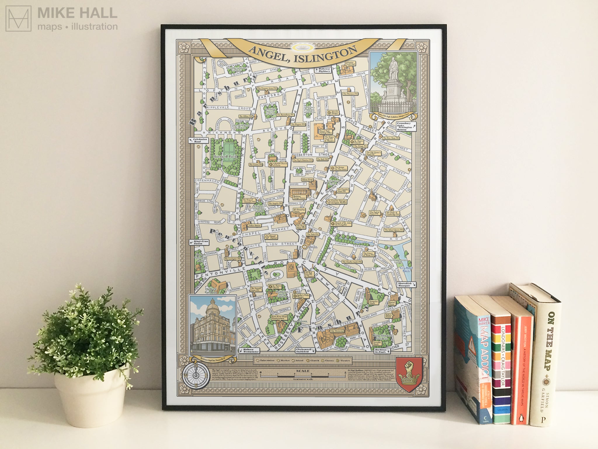 Illustrated London Maps – Mike Hall Maps & illustration