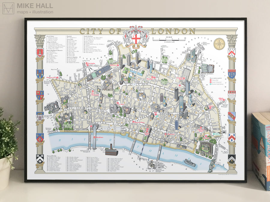 Illustrated London Maps – Mike Hall Maps & illustration
