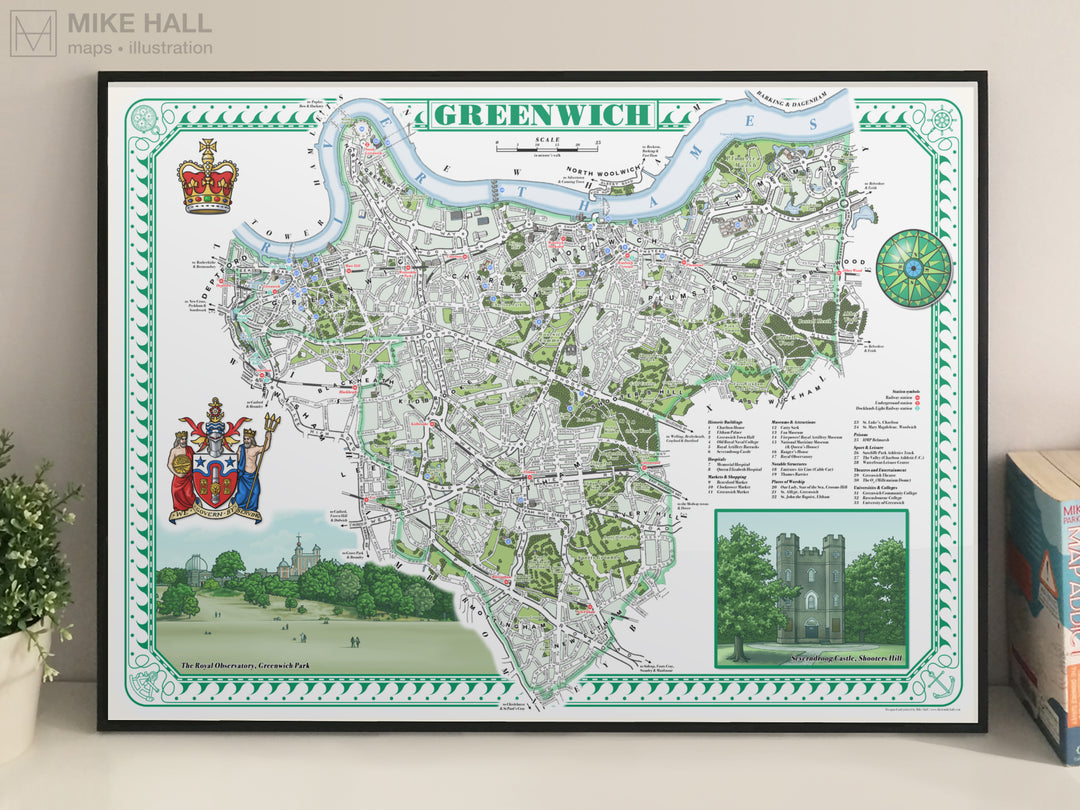 Illustrated London Maps – Mike Hall Maps & illustration
