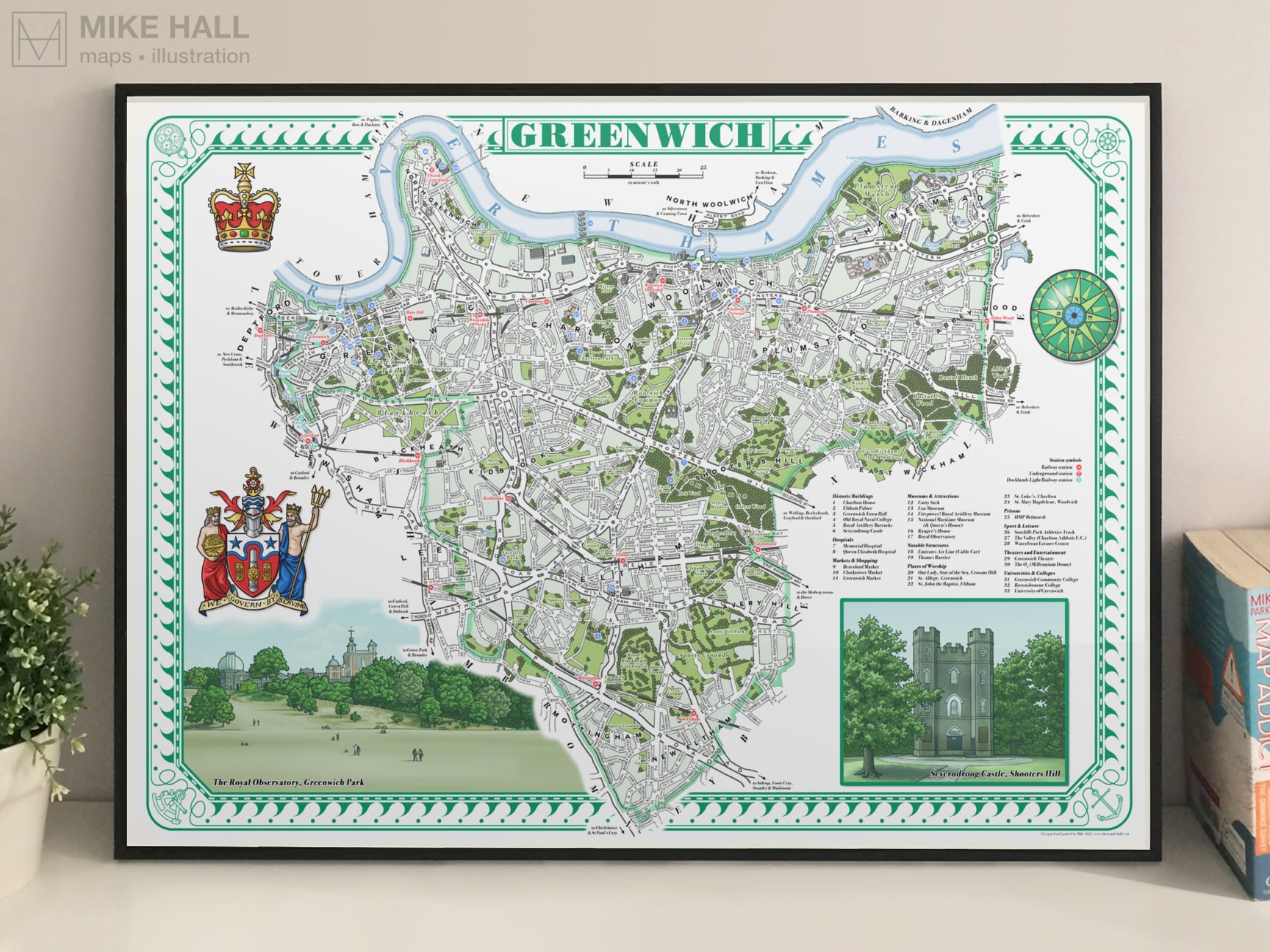 Illustrated London Maps – Mike Hall Maps & illustration