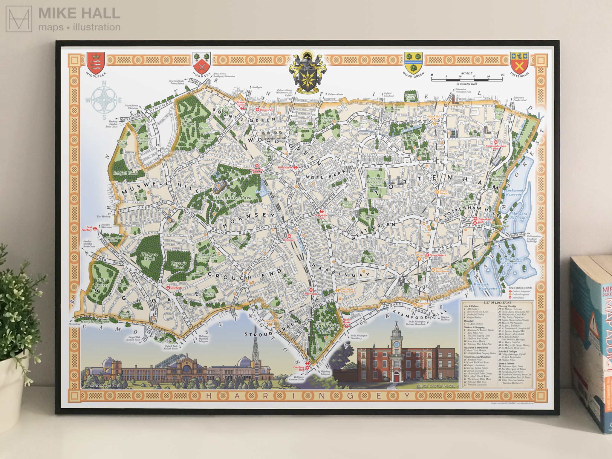 Illustrated London Maps – Mike Hall Maps & illustration