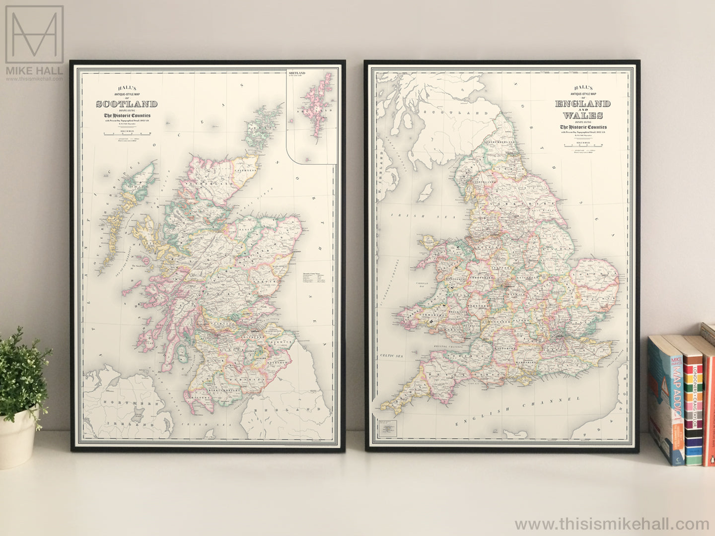 Historic County Maps – Mike Hall Maps & illustration
