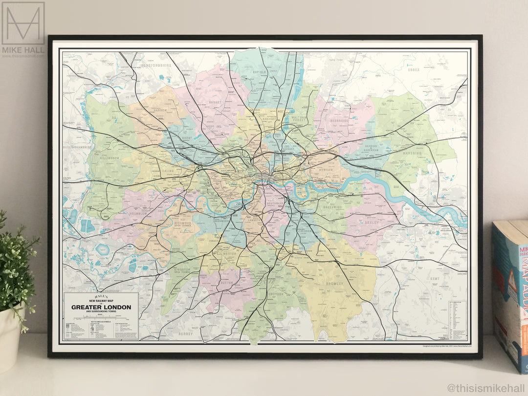 Railway Maps – Mike Hall Maps & illustration